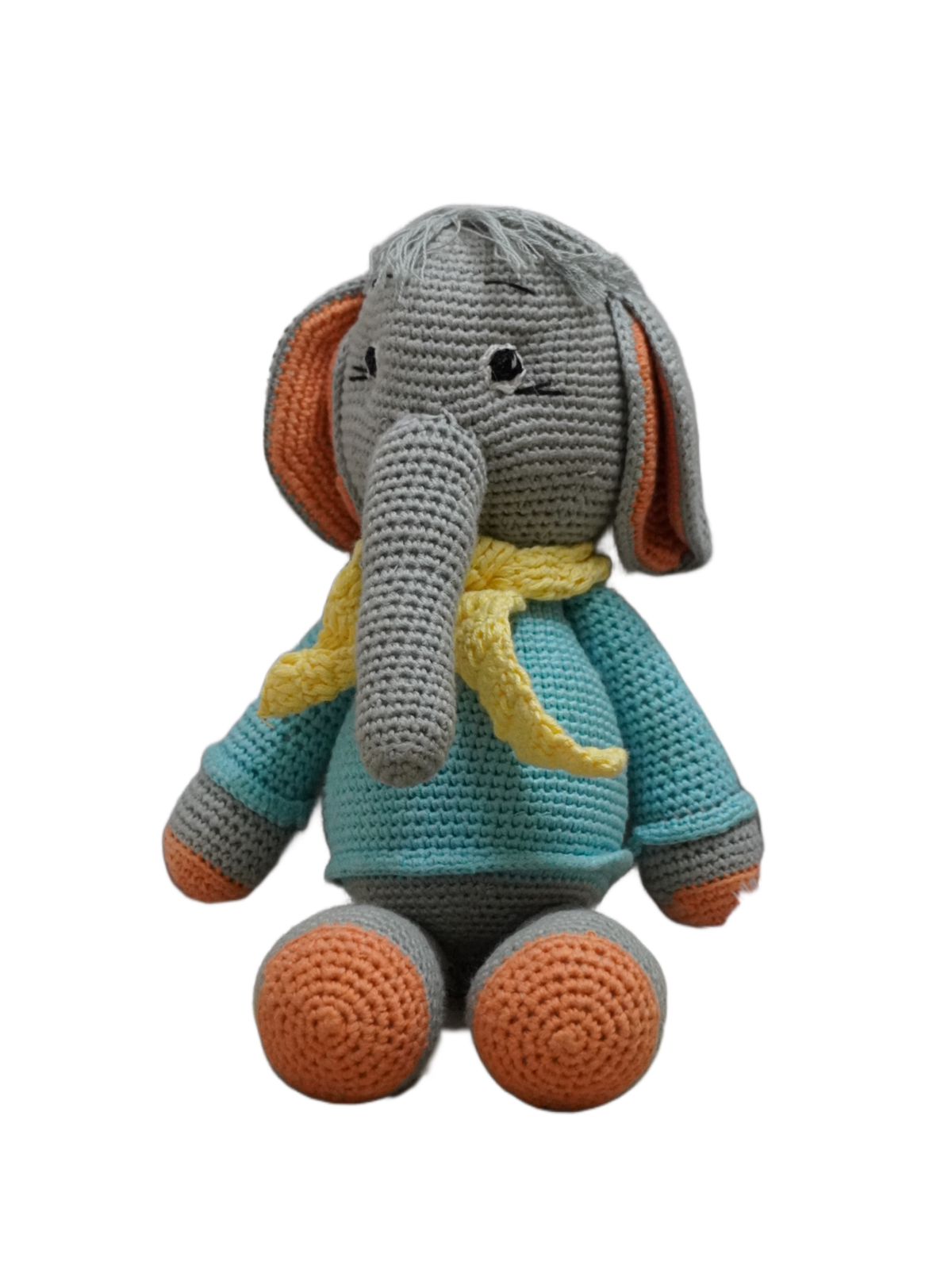 Eli The Crochet Elephant Buddy – The House of Dori